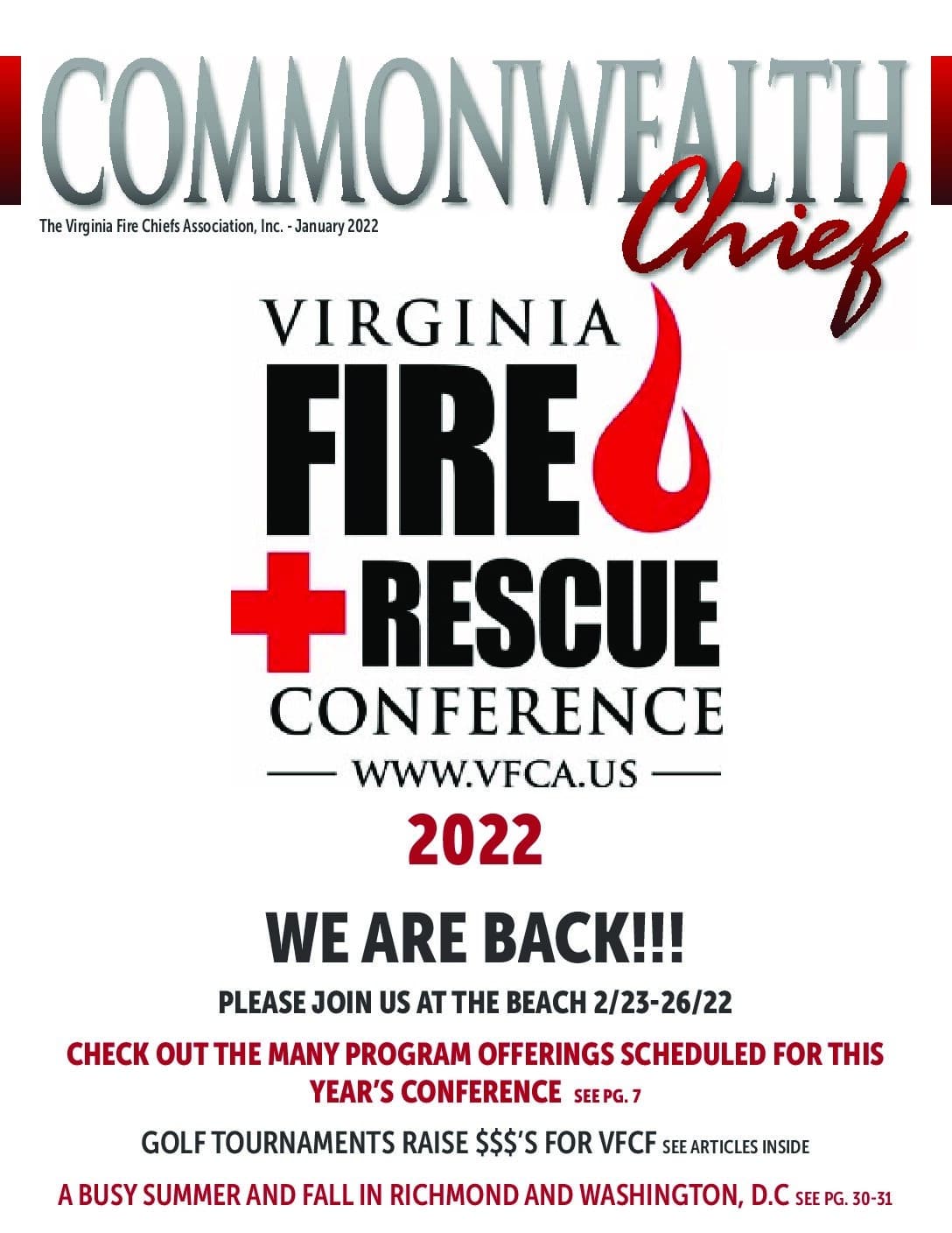 Commonwealth Chief Magazine - Virginia Fire Chiefs Association