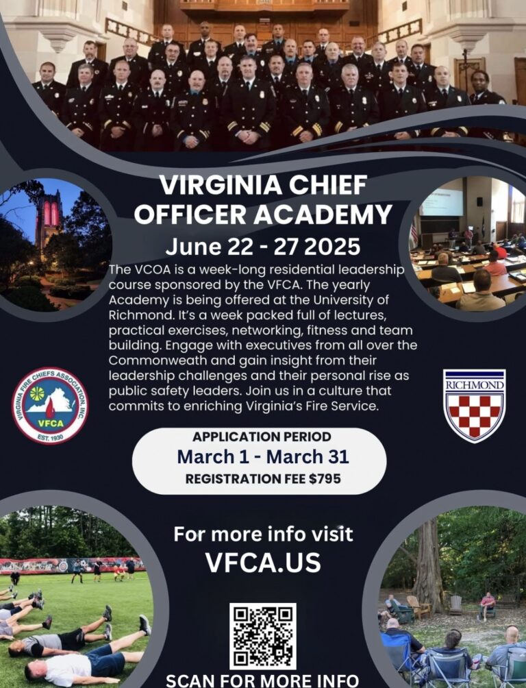 Virginia Chief Officer Academy - Virginia Fire Chiefs Association